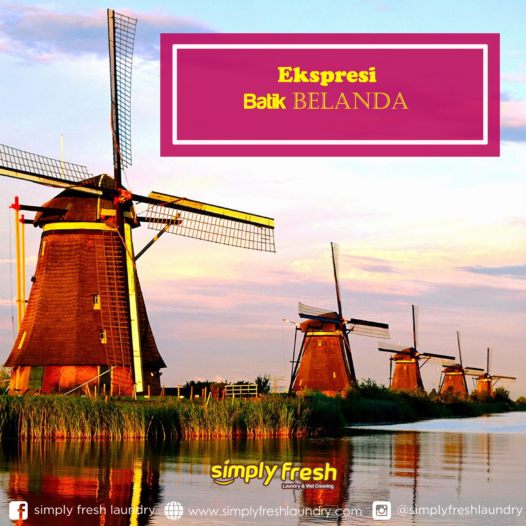 Ekspresi Batik Belanda – Simply Fresh Laundry